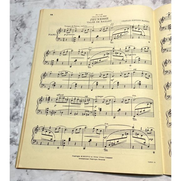 Office | The Ditson Album Of Piano Solos Vintage Songbook Sheet Music ...